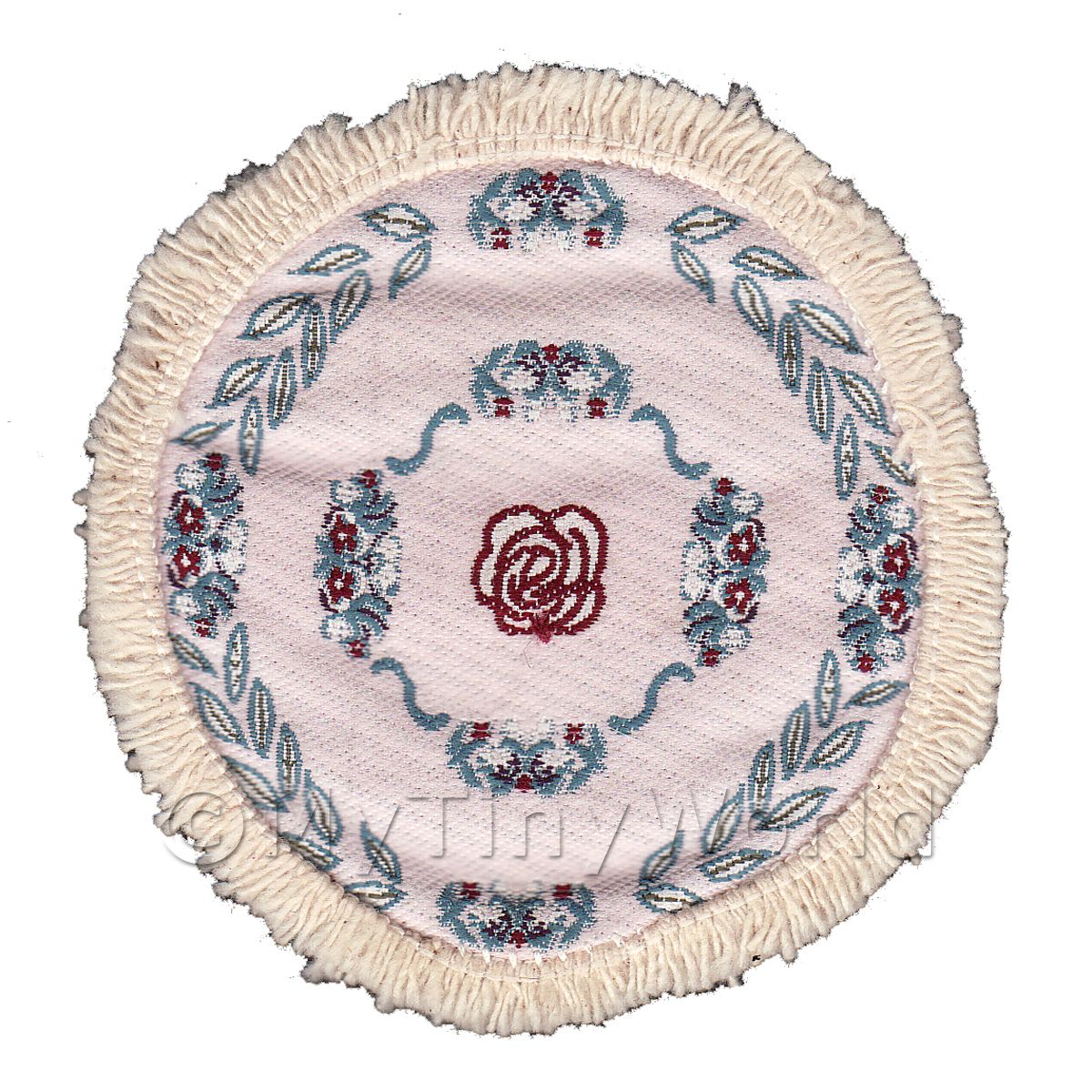 Dolls House Rugs and Carpets - Dolls House Small Round Victorian Carpet ...